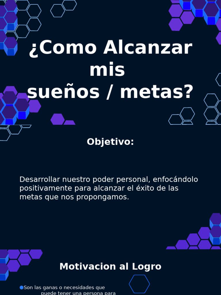 Como Alcanzar Metas | PDF | Motivación | Motivacional