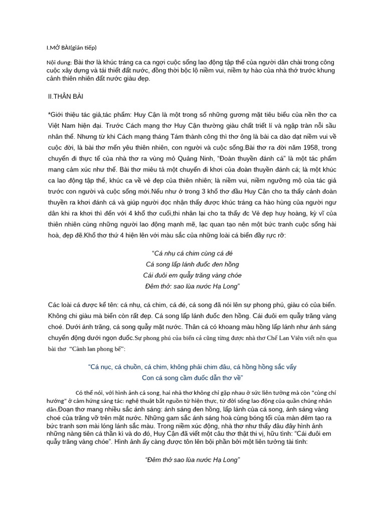 Ddoafn Thuyen Danh CA | PDF