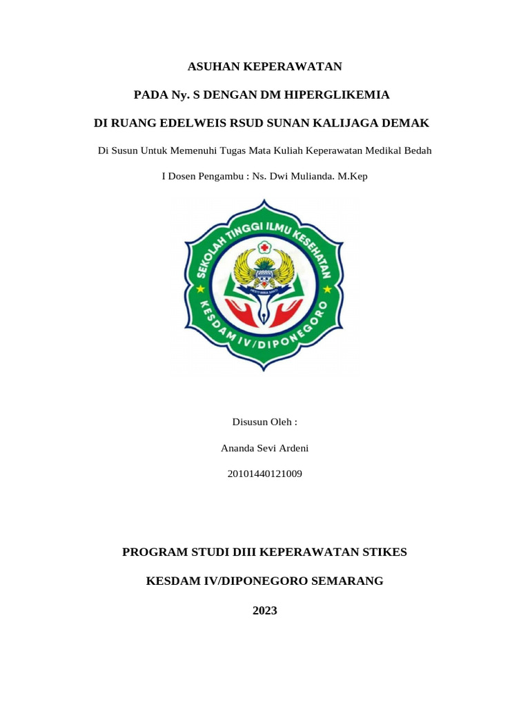 Askep DM (KMB 1) | PDF