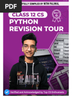 Class 12 CS Notes for 2025 Success | PDF