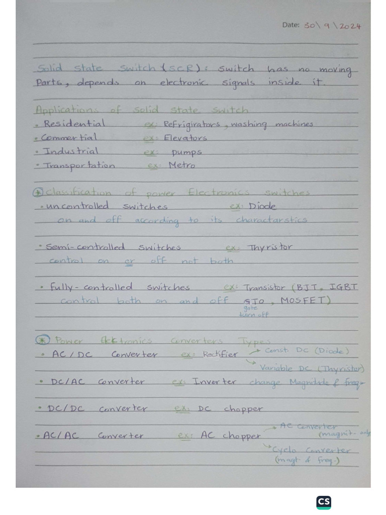 Power Electronics 1 | PDF