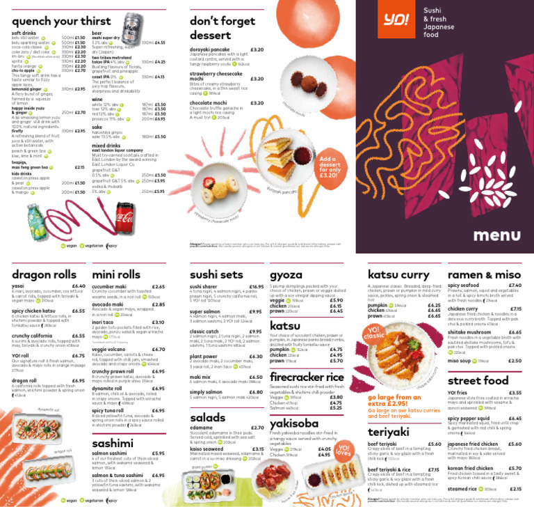 YO!ToGo-Menu-Dec-21 | PDF | Sushi | Cuisine