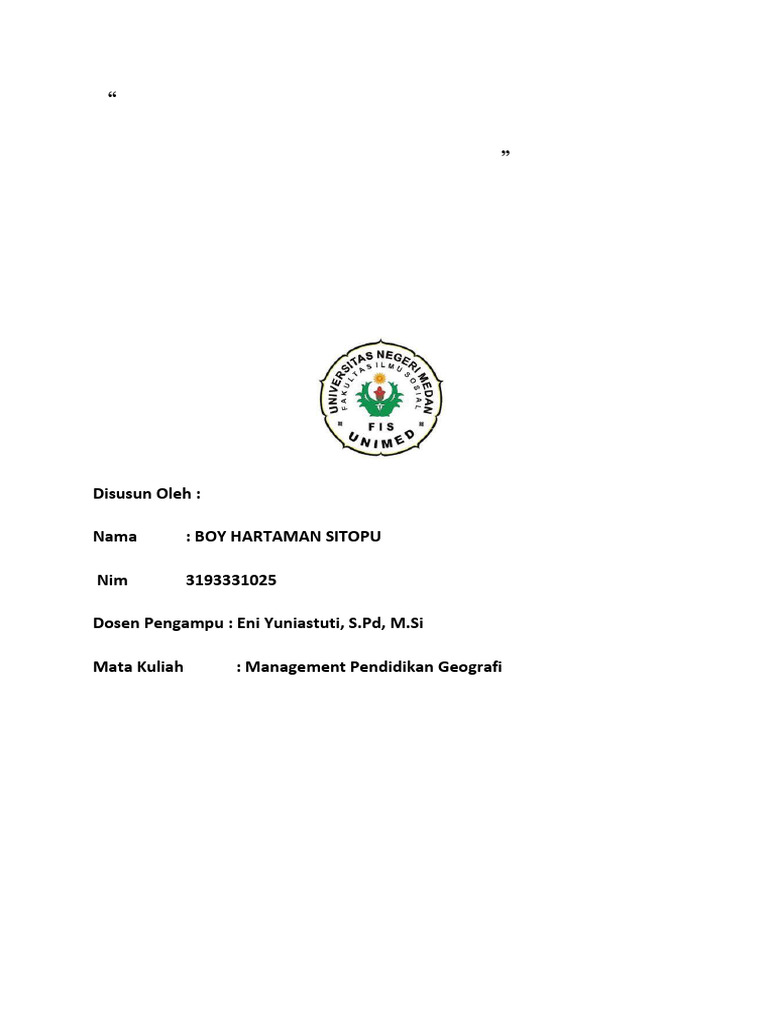 Mini Riset Manaj Pend Geo Boy | PDF