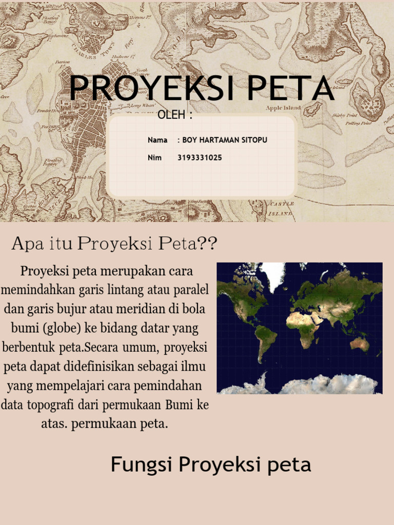 Boy Sitopu - Proyeksi Peta - 20240426 - 125021 - 0000 | PDF