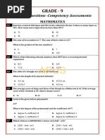 Math 9 Quarter 1 Reviewer | PDF | Factorization | Quadratic Equation