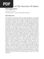 Royal British Bank v. Turquand | PDF | Public Law | Private Law