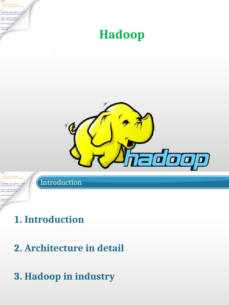 Hadoop_ankit | PDF | Apache Hadoop | Map Reduce Hadoop_ankit | PDF | Apache Hadoop | Map Reduce