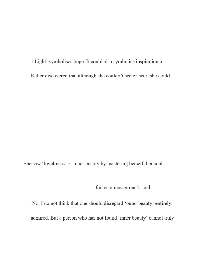 Helen Keller | PDF | Poetry