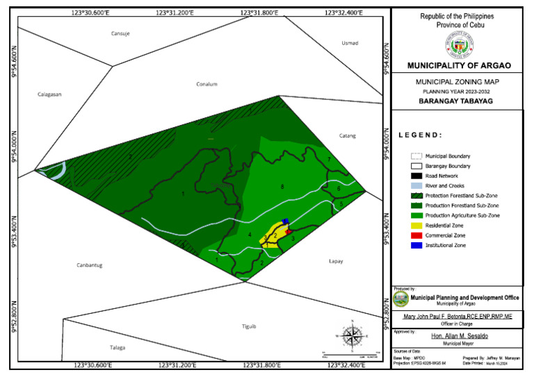 Tabayag Zoning Map | PDF