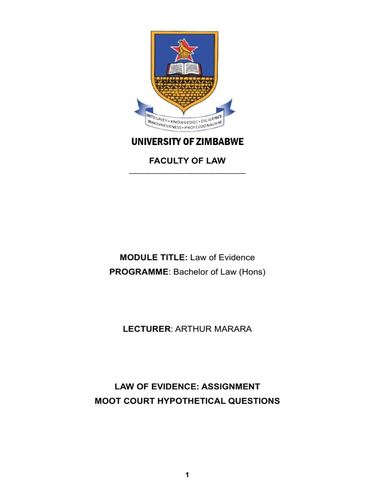 Law Students' Moot Court Guide | PDF | Witness | Confession (Law)