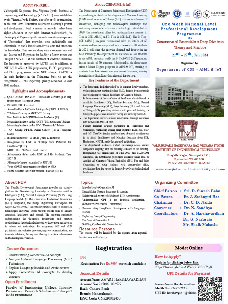 Generative AI Faculty Program | PDF | Artificial Intelligence | Intelligence (AI) & Semantics