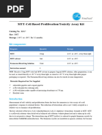 MTT Assay Protocol | PDF