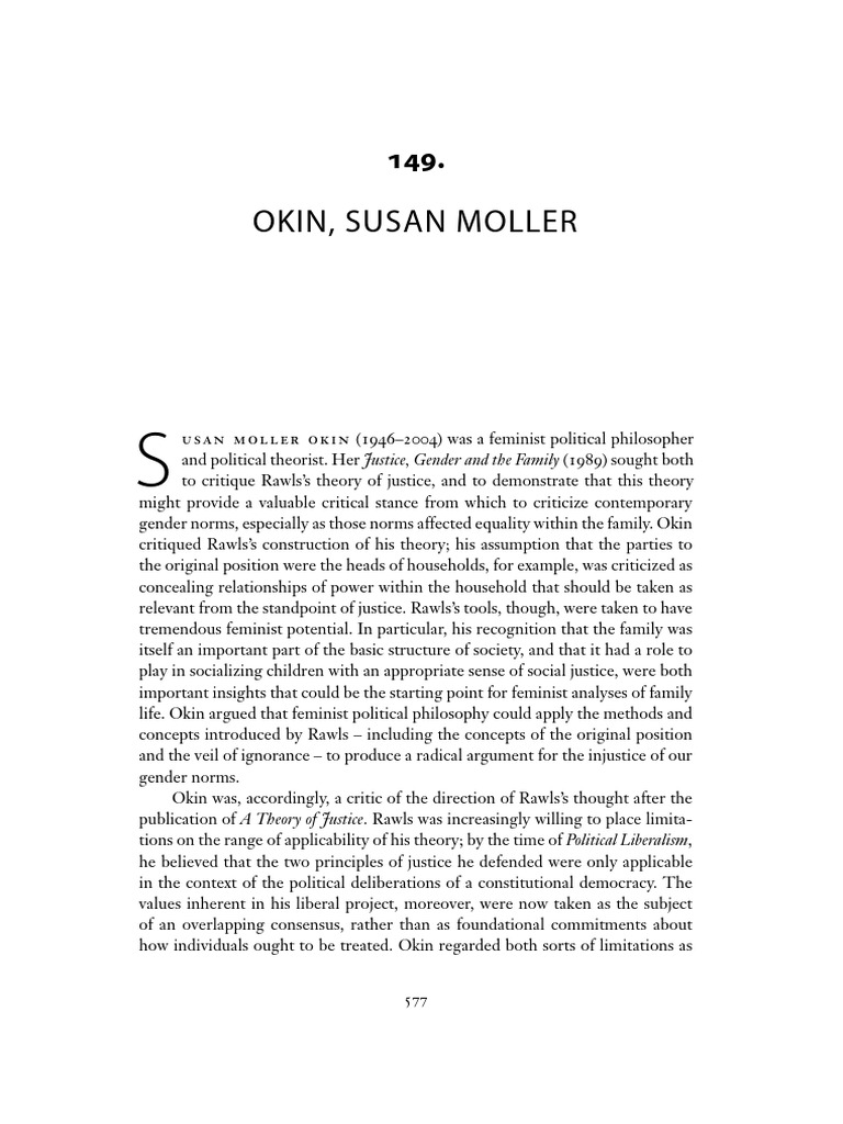 9-3okin, Susan Moller - From The Cambridge Rawls Lexicon (Jon Mandle ...