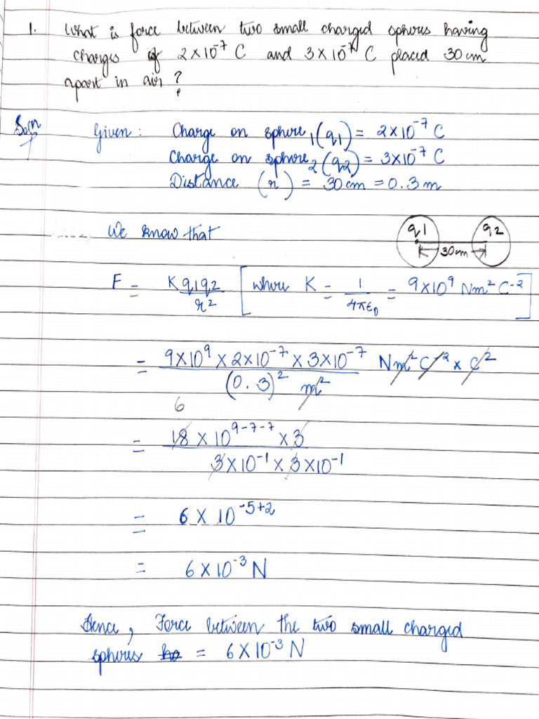 Physics Chp1 Ncert Exercise. | PDF