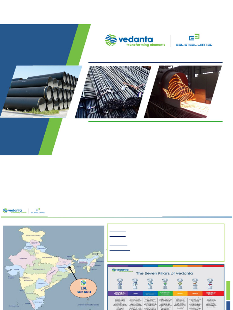 Vedant Esl Bar Mill - Rmoc BRM | PDF | Steel | Pump