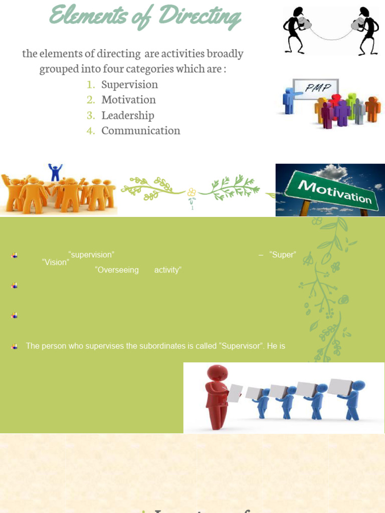 7 Directing 2d | PDF | Incentive | Motivational