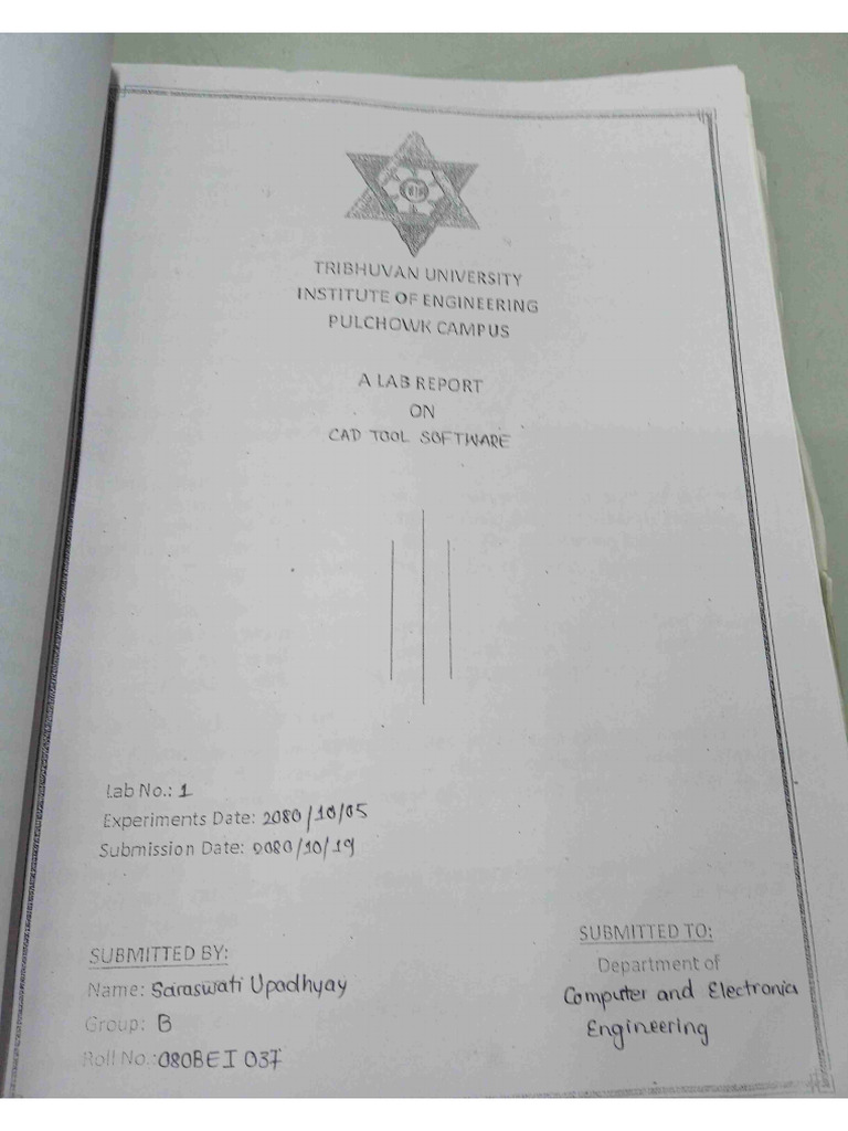 Lab Report Sample | PDF