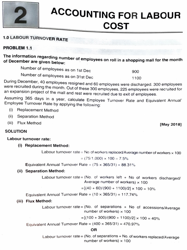 2) Employee Cost | PDF | Turnover (Employment) | Employment