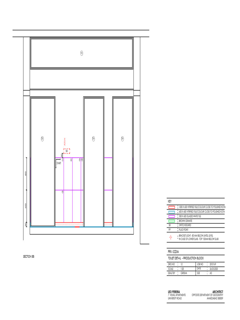 12 - PRIMODIA - Toilet Detail Production Block | PDF