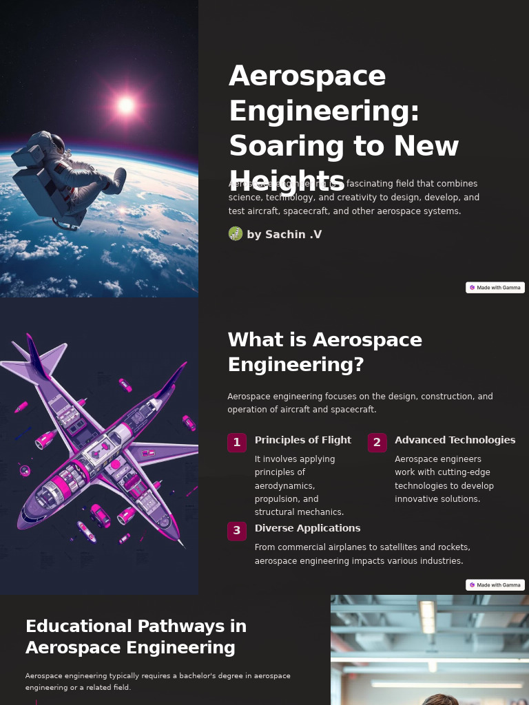 Aerospace Engineering Soaring To New Heights | PDF | Aerospace ...