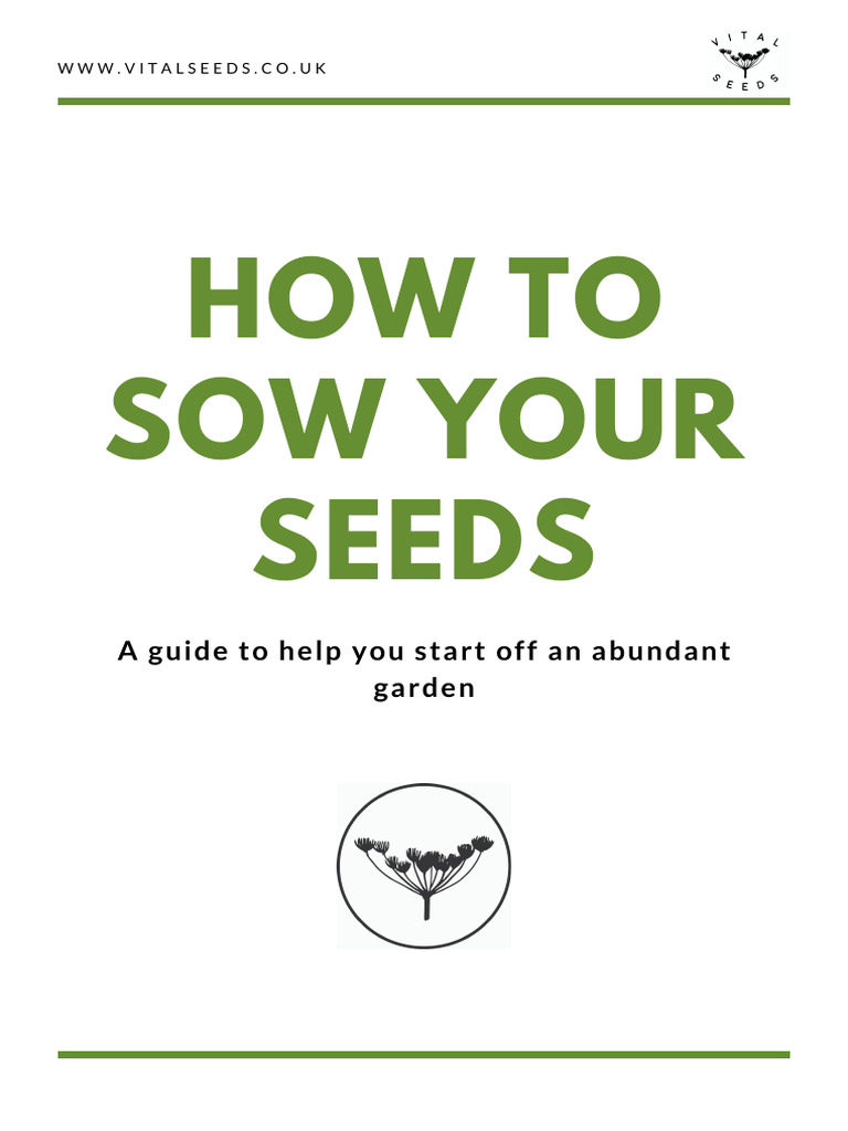 Seed_sowing_guide | PDF | Seed | Sowing