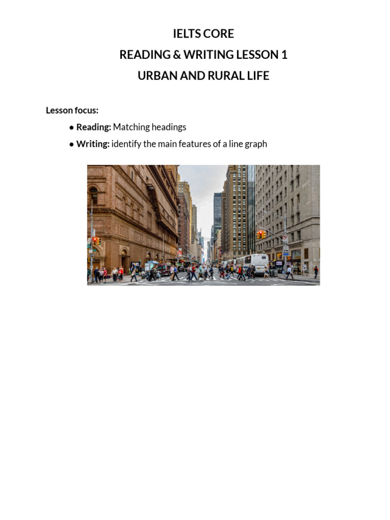 IEC - Reading & Writing - Lesson 1 | PDF | Cost Of Living | Agriculture