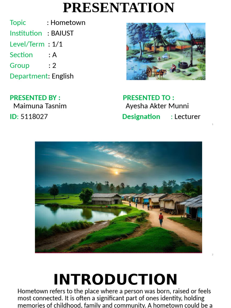 Freshman English Presentation | PDF