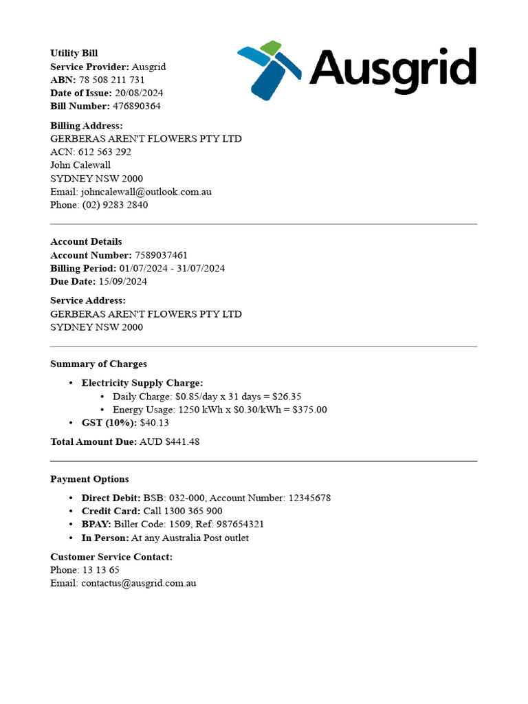 Ausgrid Electric | PDF