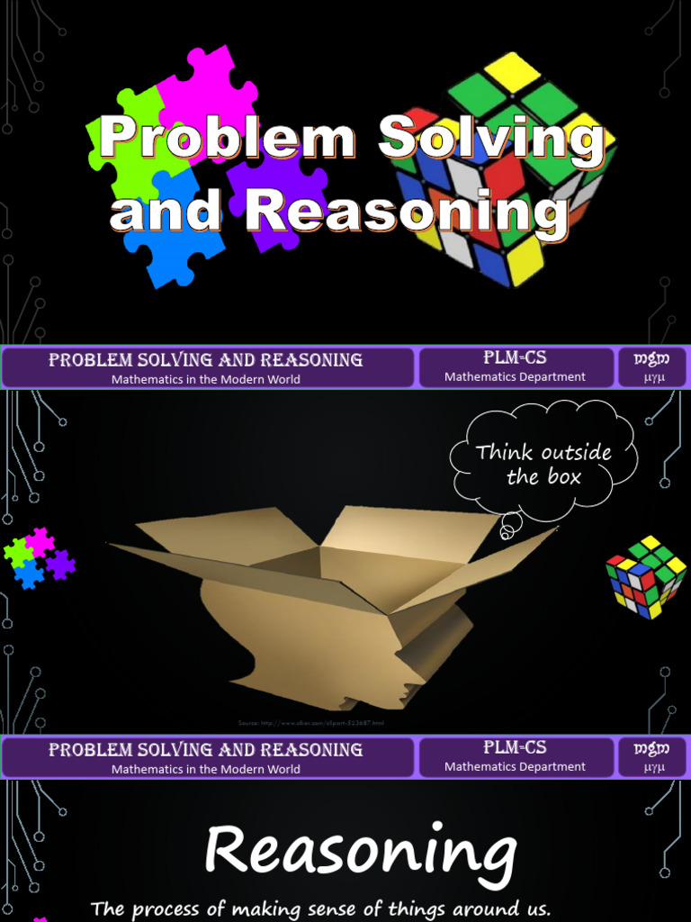 Problem Solving and Reasoning - Introduction - MGM | PDF | Inductive ...