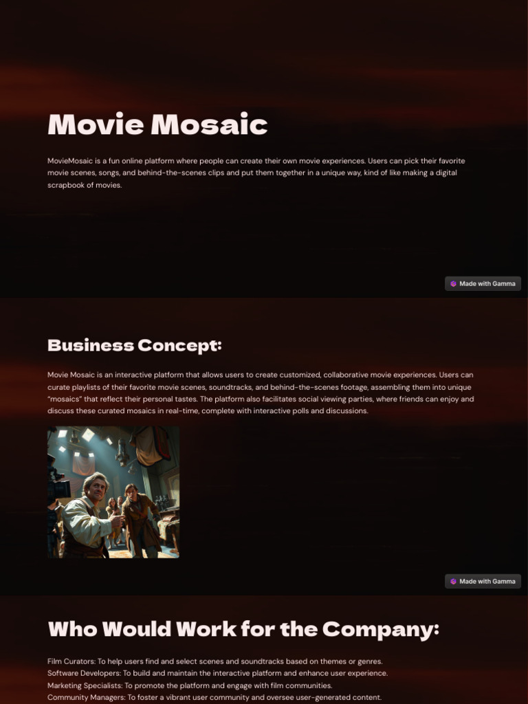 Movie Mosaic | PDF