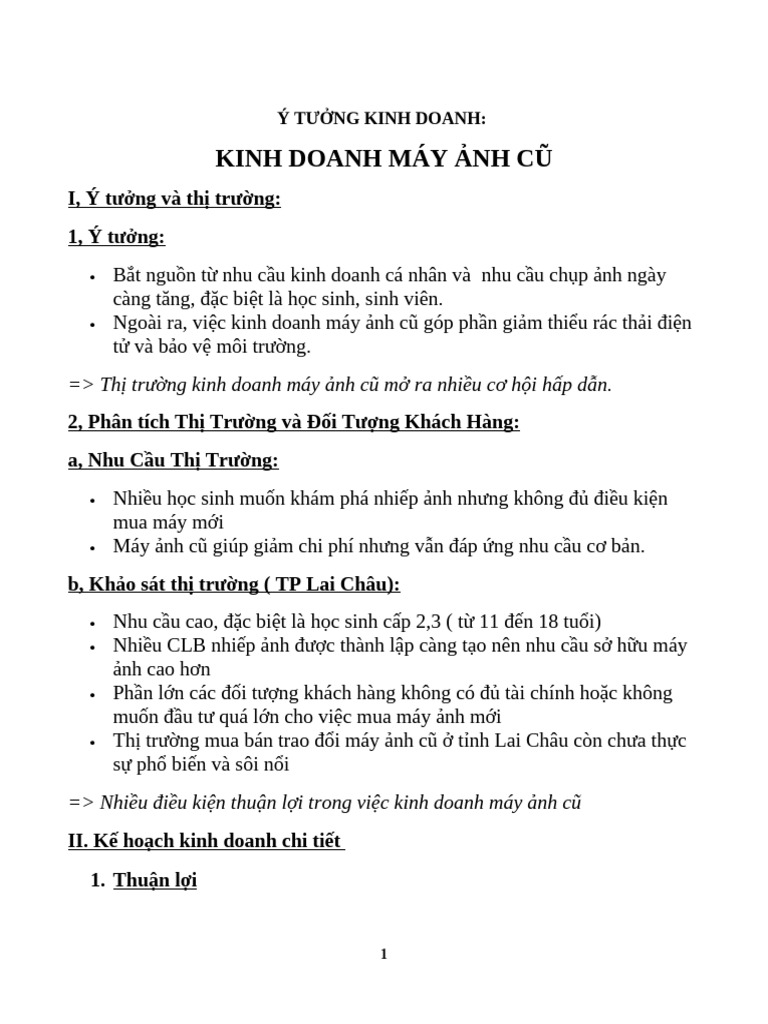 Ý Tư NG Kinh Doanh | PDF