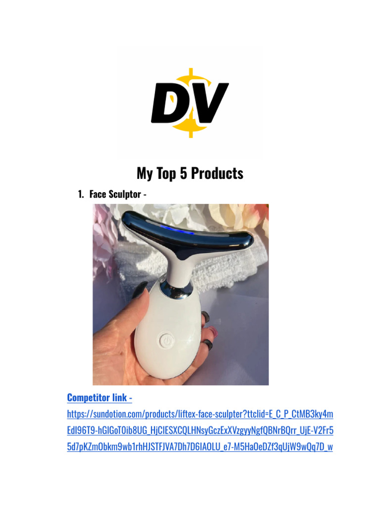 Digital Ronel's Top 5 Products 2 | PDF