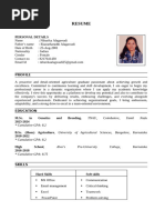 Sunil Resume 1 | PDF | Career & Growth