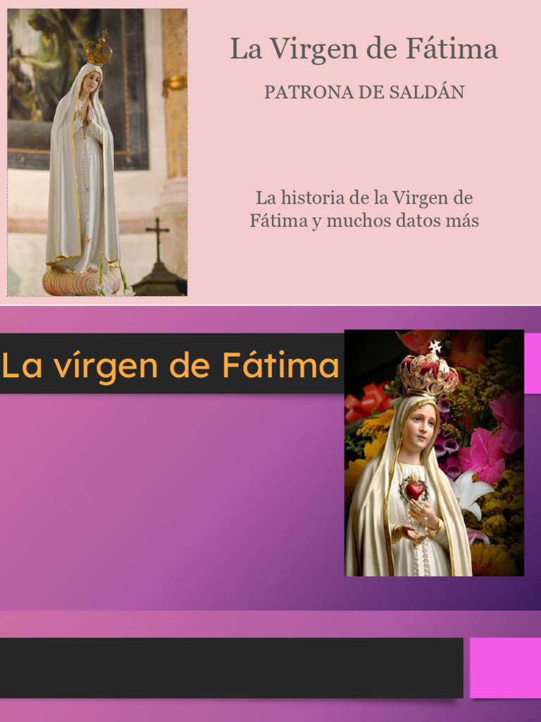 La Virgen de Fátima | PDF