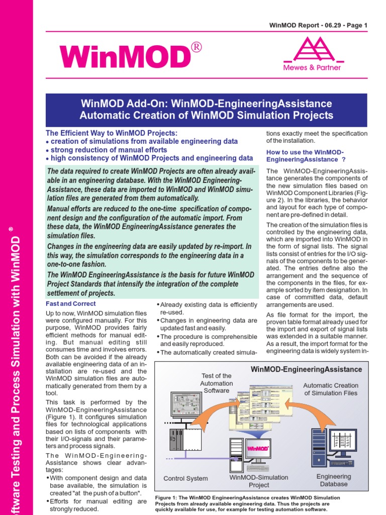 Winmod Report 06.29 Engineering Assistance en | PDF | Databases | File ...