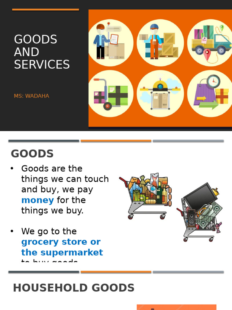 Goods vs. Services Explained | PDF