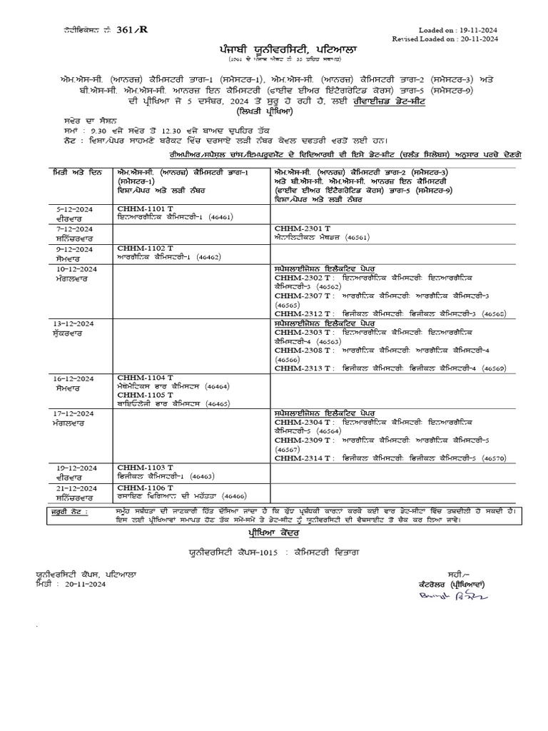 361$ Gzikph: (Bhtof NH, GFNNKBK: Chhm-1101 T Chhm-2301 T Chhm-1102 T | PDF