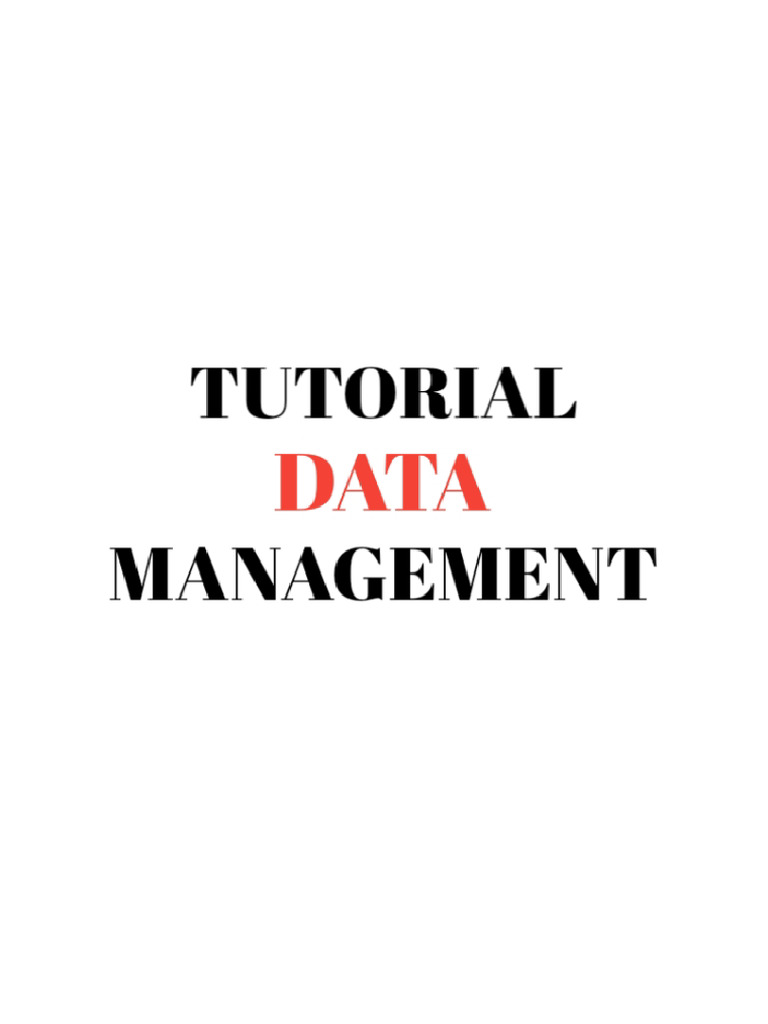 Tutorial Data Management (Ip Class 12) (2024-25) | PDF | Computing | Software Engineering