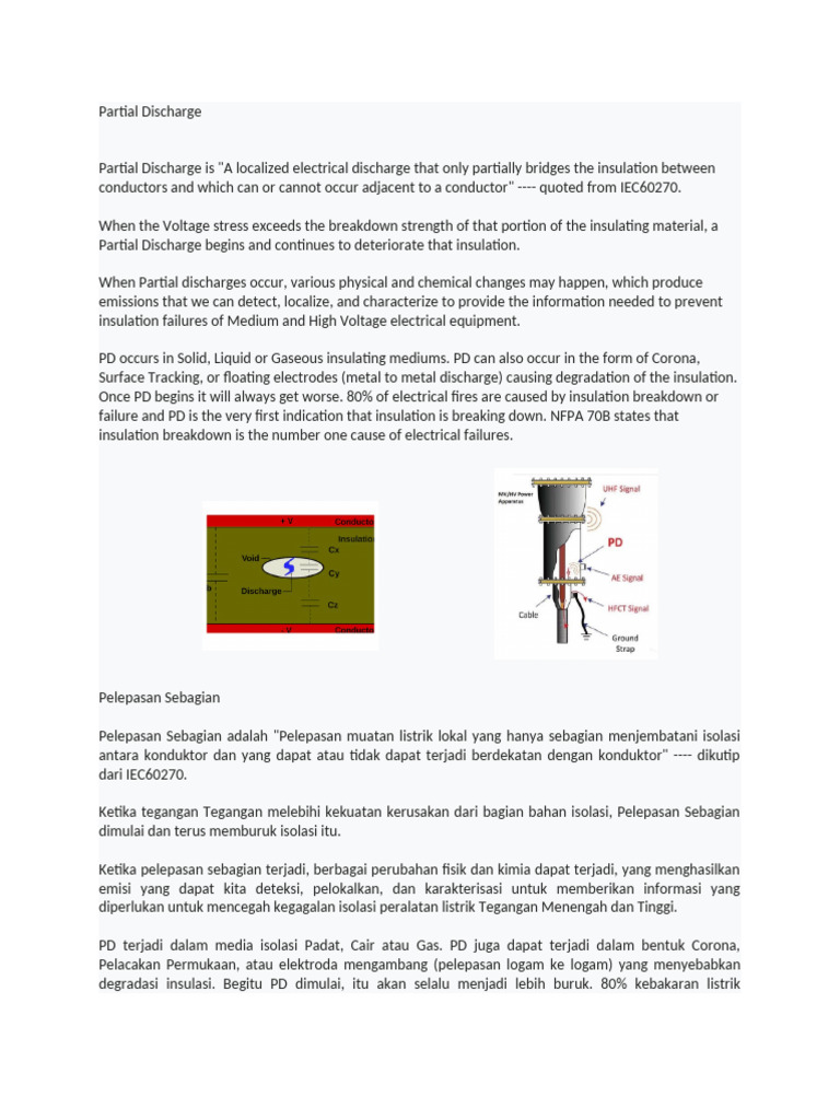 Partial Discharge | PDF | Seni | Sains & Matematika