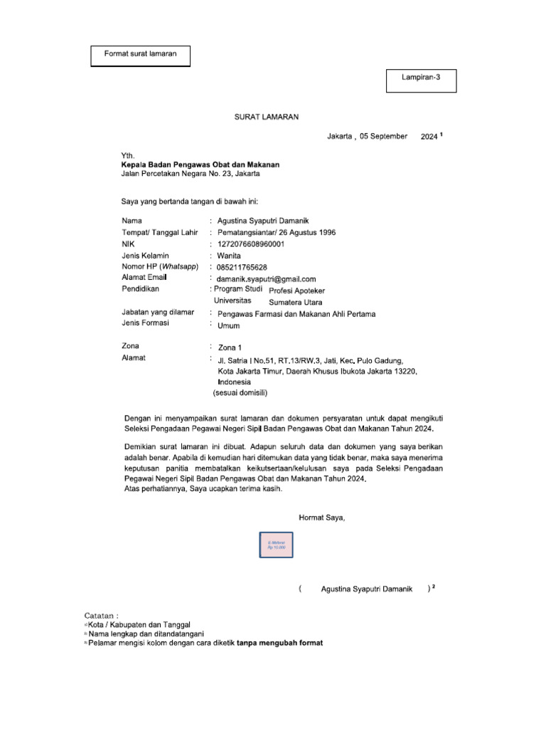 Lampiran 3 - 05 Sept 2024 | PDF