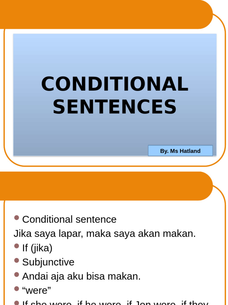 Conditional Sentences | PDF | Grammar | Language Mechanics