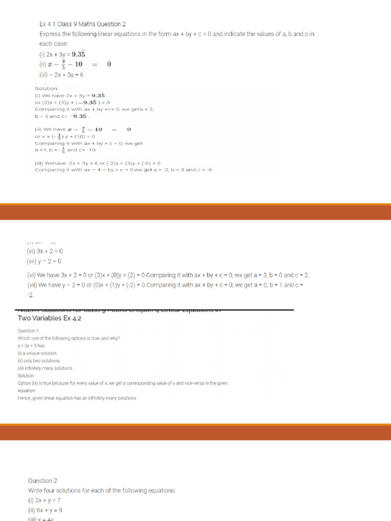 Linear Answers | PDF
