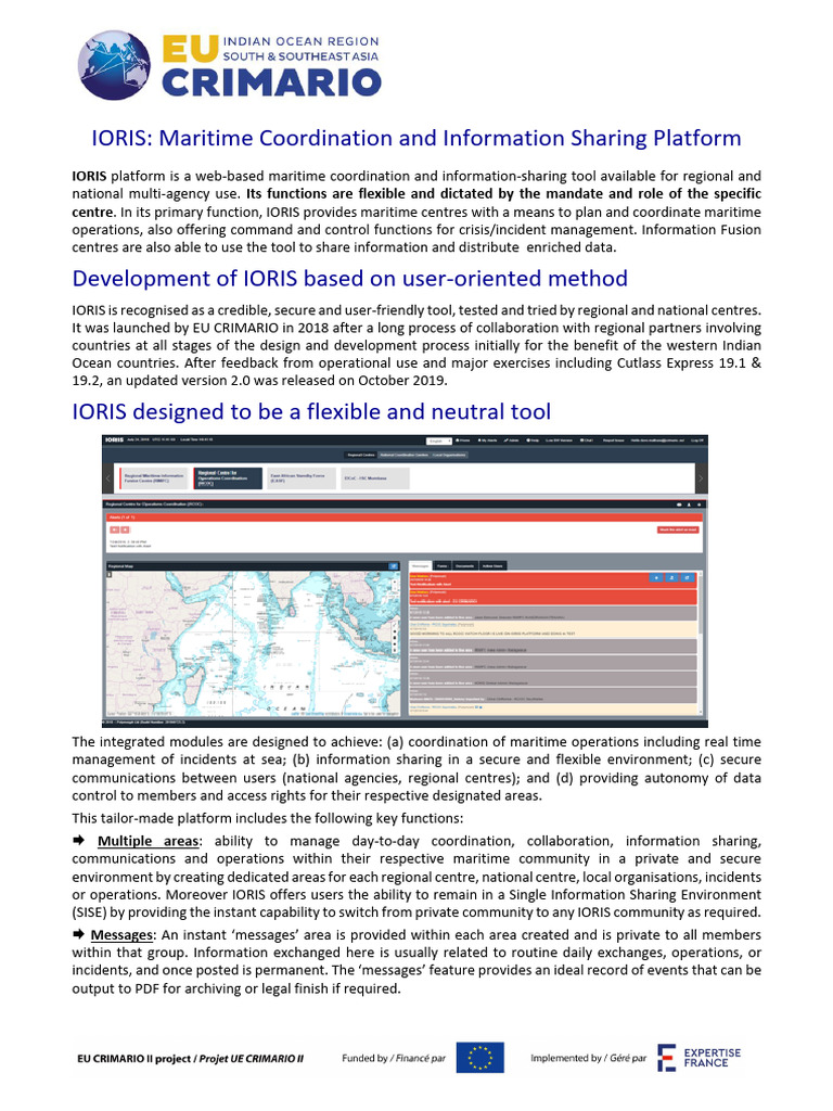 IORIS Factsheet EN | PDF | Computer File | Information