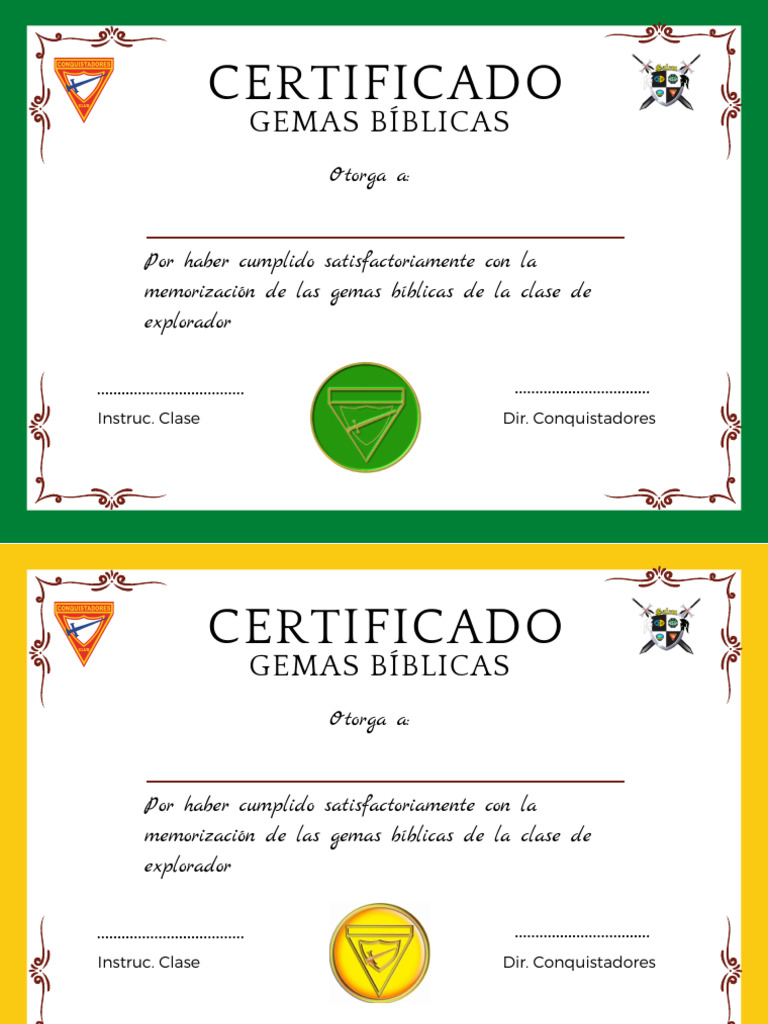Certificados de Gemas | PDF