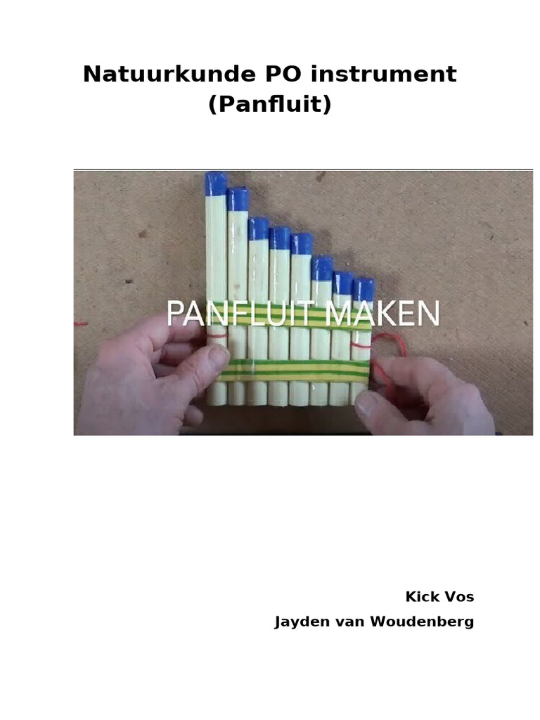 Natuurkunde PO Instrument | PDF