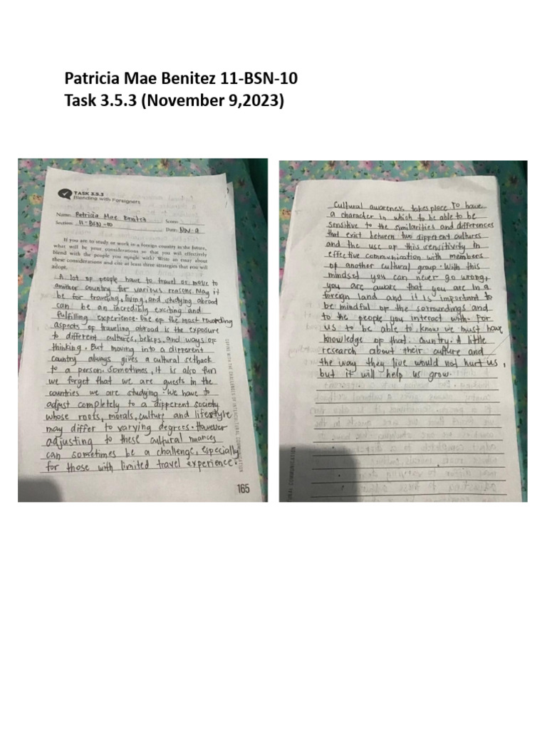 PurCom Task 3.5.3 Patricia Mae Benitez | PDF