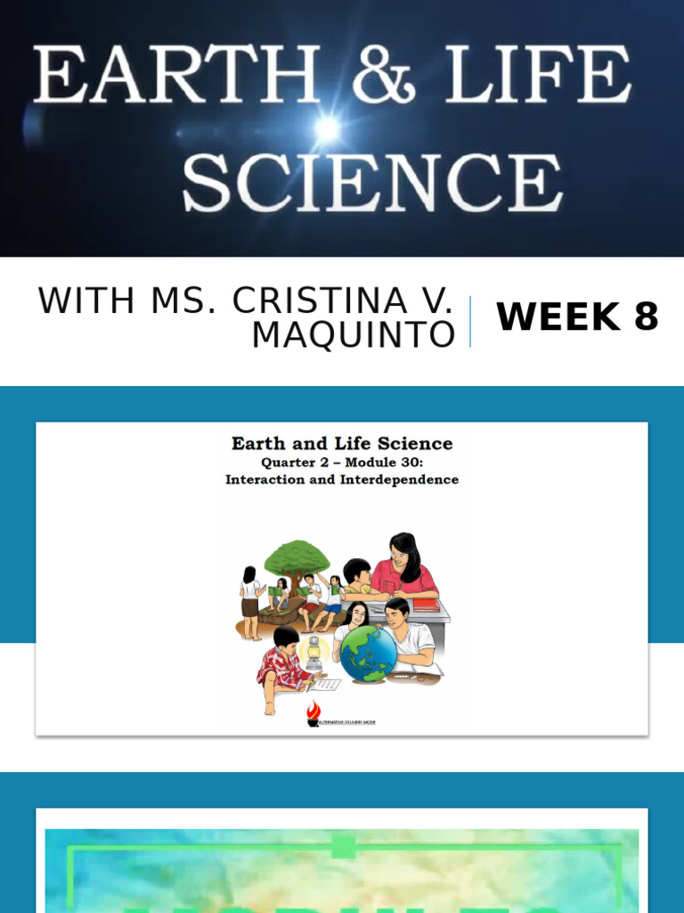 Interaction and Interdependence | PDF | Ecosystem | Reproduction