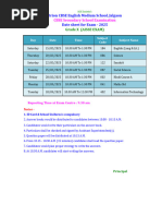 ICSE Board Exam 2025 Timetable | PDF