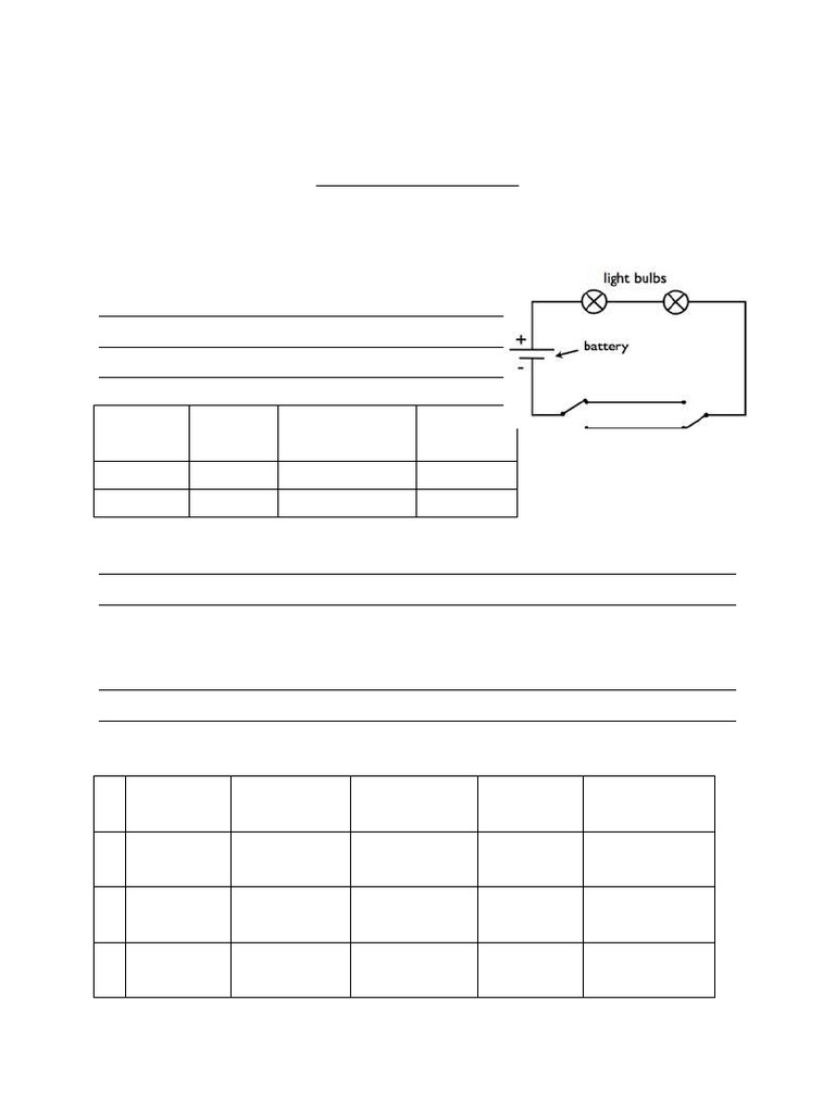 Electricity Revision: Circuits & Calculations | PDF | Series And ...