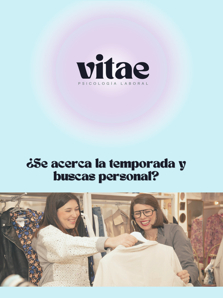 Búsqueda de Personal Temporada 25' | PDF | Crecimiento personal y ...